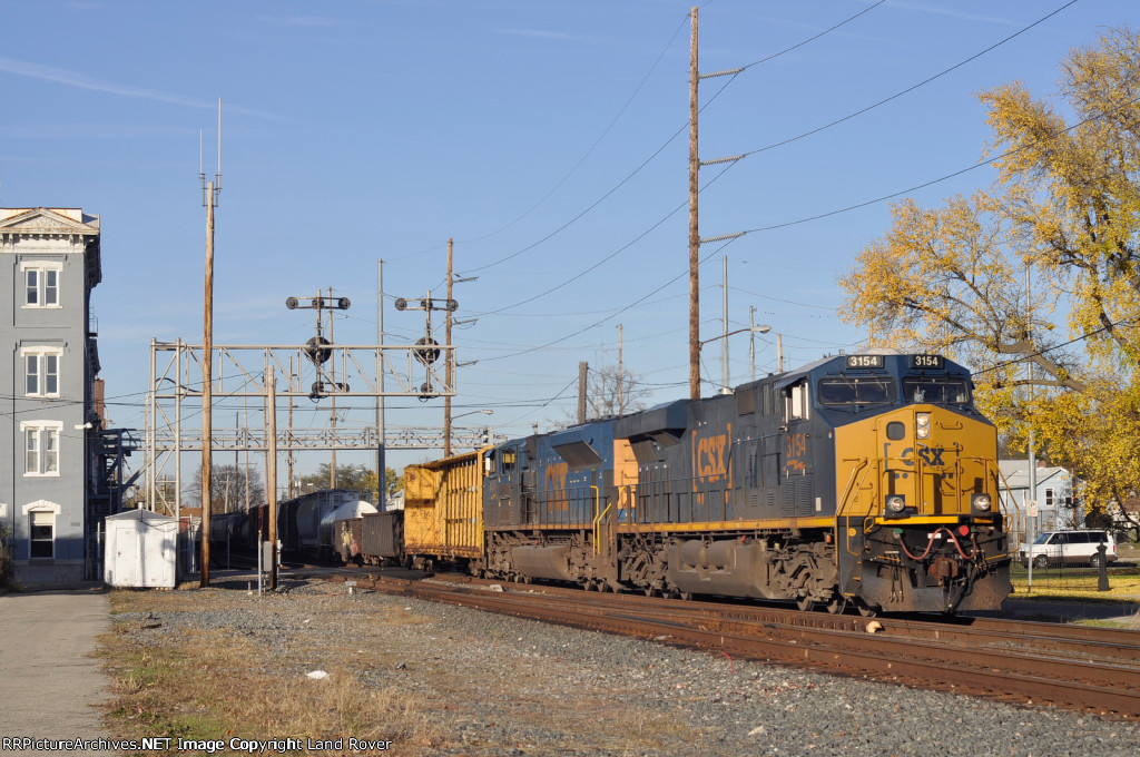 CSXT 3154 On CSX Q 507 Southbound